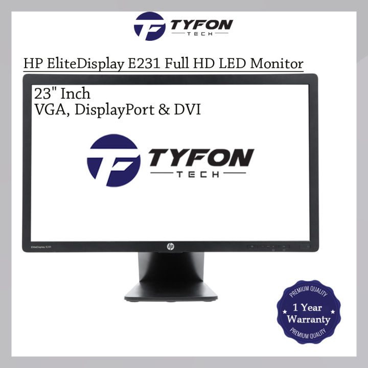 HP EliteDisplay 23″ Inch Widescreen Full HD LED Monitor E231 ...