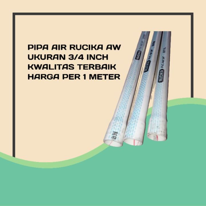 RUCIKA PIPA PVC AW 3/4" PIPA PARALON PRALON 3/4 INCH / PIPA AIR RUCIKA ...
