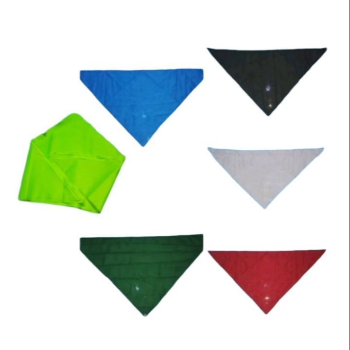 Syal Polos Uk Sma Pmr Pmi merah putih Mitela hijau hitam Stabilo Dan ...