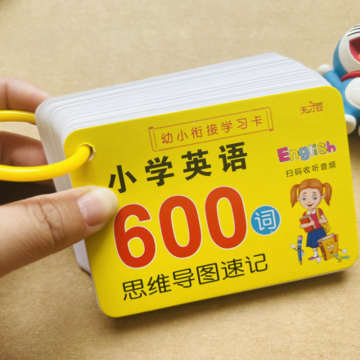 Primary school English 600 words mind map shorthand card root affix ...