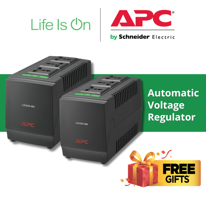 APC LS1000-MS (1000VA/500 W) / LS1500-MS (1500VA/750 W) Line-R AVR ...