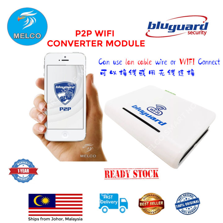 Bluguard Alarm WIFI P2P Interface Module | Lazada