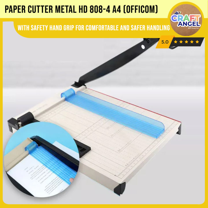 HD Paper Cutter A4 Size 12x10 Officom Office Supplies with Adjuster and ...