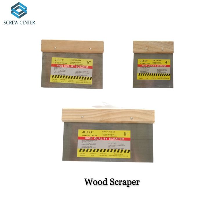 Scraper Putty Knife Dry Paint Blade Floor Tiles Palster Trowel 4'' , 6 ...