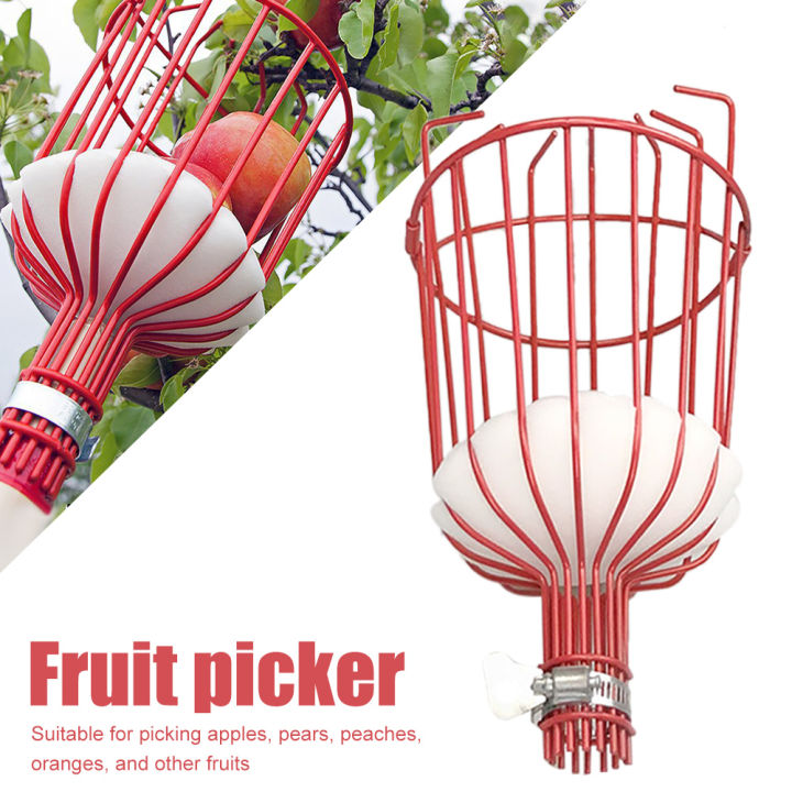 JPK 【Ready Stock】Outdoor Aluminum Deep Basket Garden Tools Fruit Picker ...