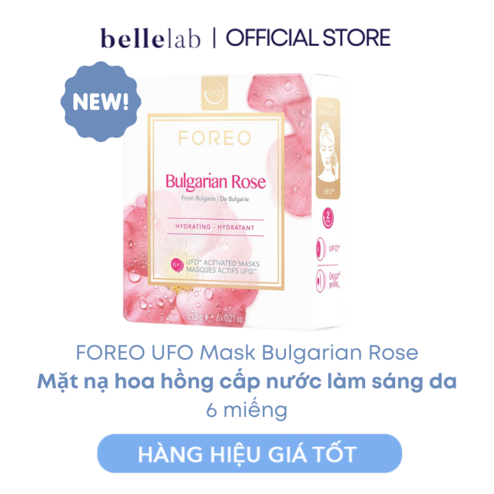 [CHÍNH HÃNG - CÓ SẴN] MẶT NẠ FOREO HOA HỒNG CẤP NƯỚC LÀM SÁNG DA ...