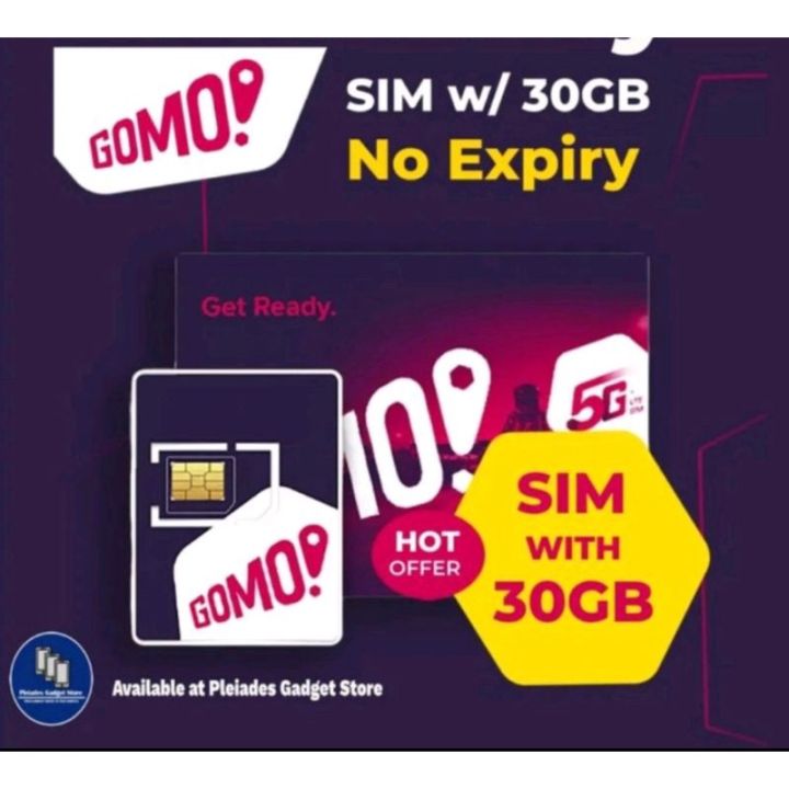Gomo Sim 30GB No Expiry | Lazada PH