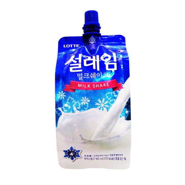 ลอตเต้สโนว์ไอซ์มิลค์เช็ก 160มล Lotte Snow Ice Milk Shake160ml | Lazada ...