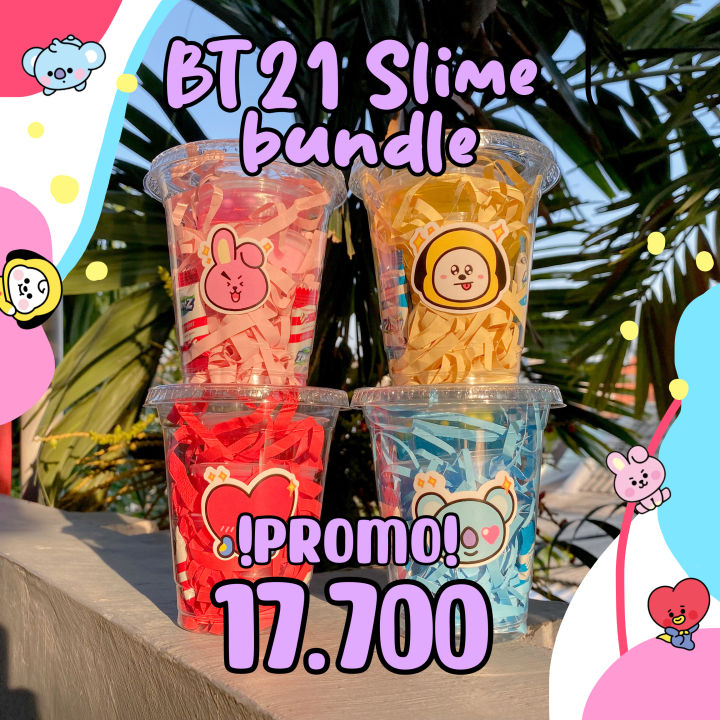 PROMO BT21 SLIME BUNDLE | Lazada Indonesia