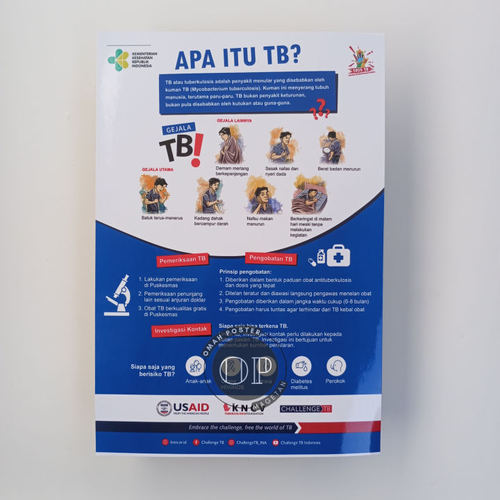 Poster Apa itu Tuberculosis (TB) - Poster Penularan TB - Poster TBC ...