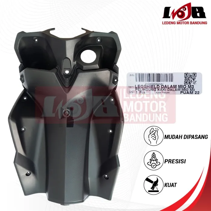 Win Pelindung Kaki Dalam Mio J M3 Legshield Besar Plastik Tebal Hitam ...