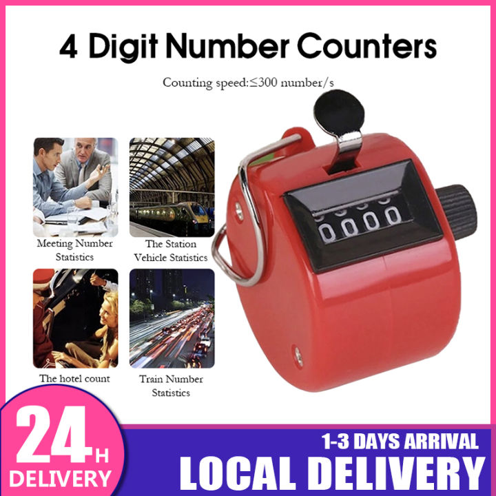【Ready Stock】Hand Held Counter Mini Plastic Counter Digital Hand Tally ...