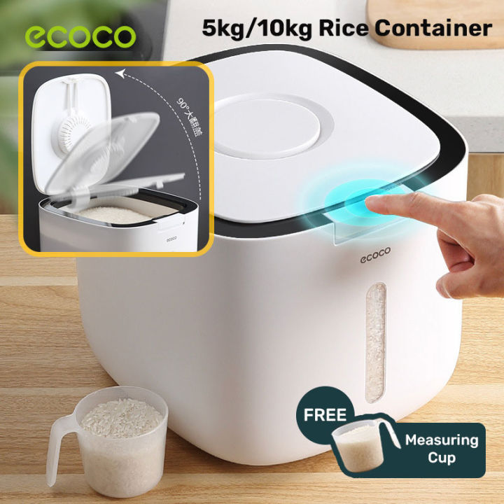 [SG Seller]Kitchen Rice Container/Anti-Bug Sealed Rice Bucket/Grain ...