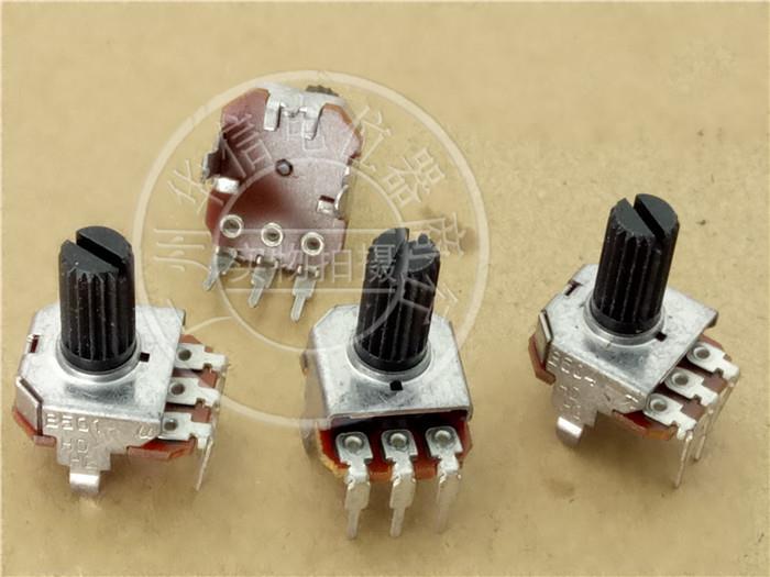 Japanese-made HDK Hokuriku 12 square vertical single potentiometer B500 ...