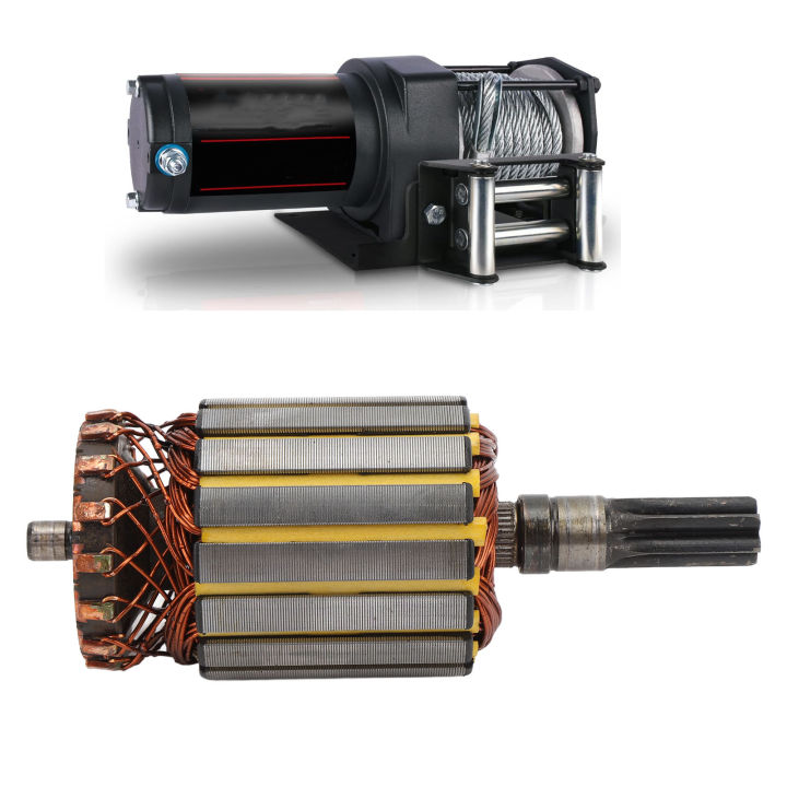DC12V Winch Motor Rotor Easy Installation Winch Motor Rotor Replacement ...