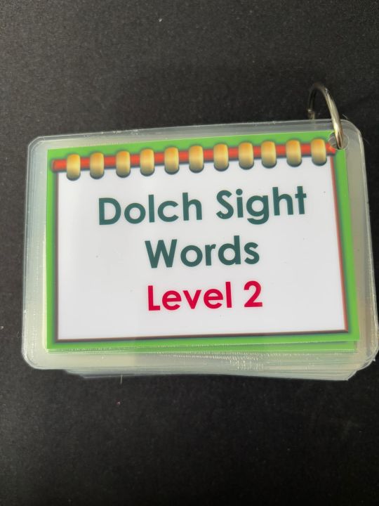 Dolch Sight Words LEVEL 2 laminated Flash Cards ID size 40 pcs | Lazada PH
