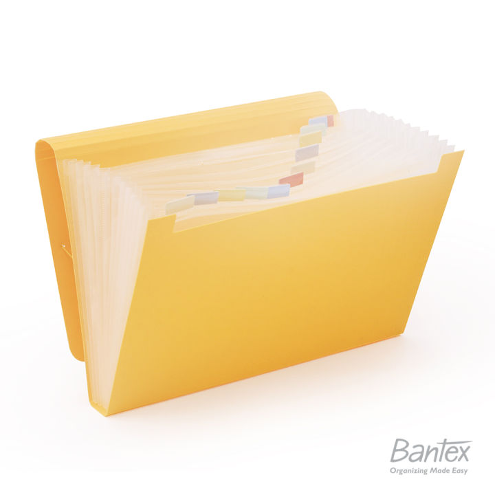 Bantex Expanding File Folio Freesia Yellow 3601 36 | Lazada Indonesia