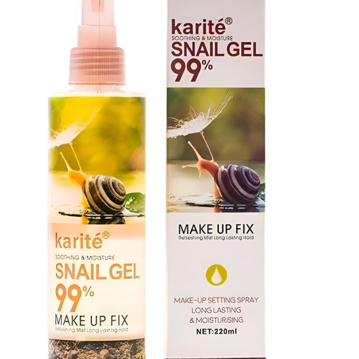 100% Karite Snail Gel 99% Make-up Fix Spray | Lazada