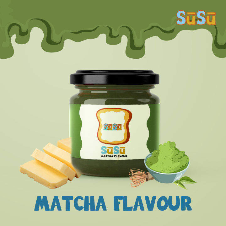 SŪSŪ Milk Butter Spread【Matcha Flavour | 抹茶奶酥】 #susu #toast #bread # ...