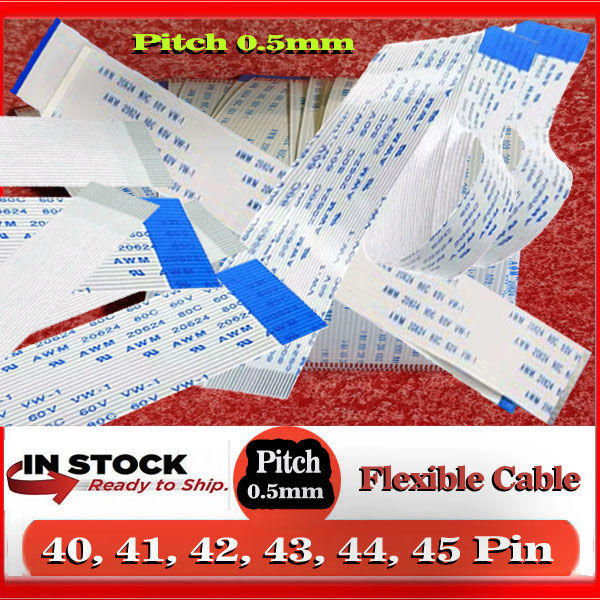 PCB Flexible/FFC Cable 40, 41, 42, 43, 44, 45 Pin Pitch 0.5mm | Lazada ...