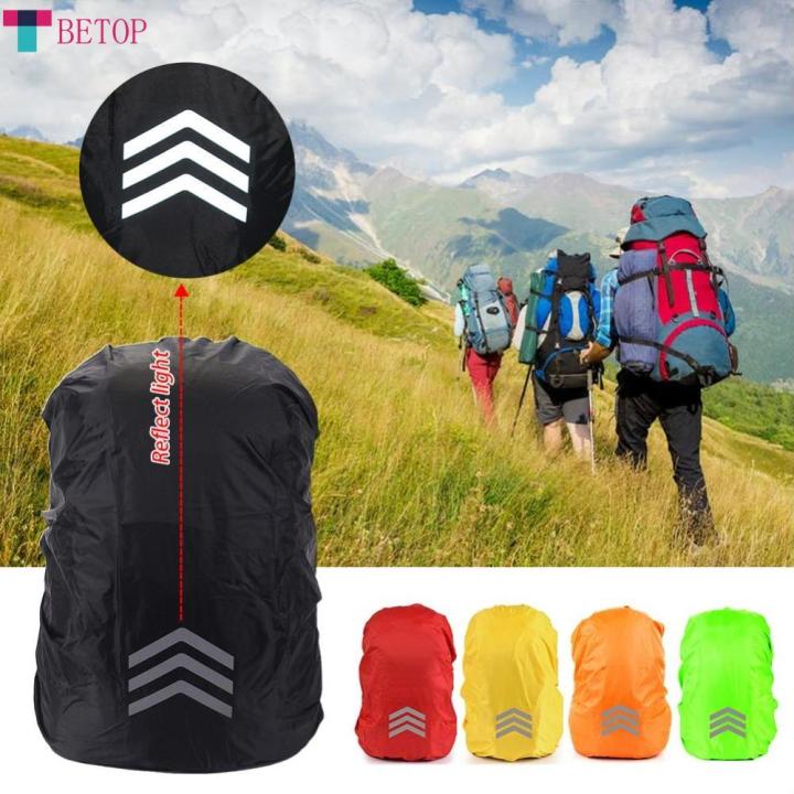 Teabelle Outdoor Reflective Backpack Rain Cover Cycling Hiking Climbing Bag Cover Waterproof ...