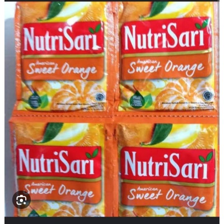 Nutrisari American Sweet Orange sachet 14 gr isi 10 pcs | Lazada Indonesia