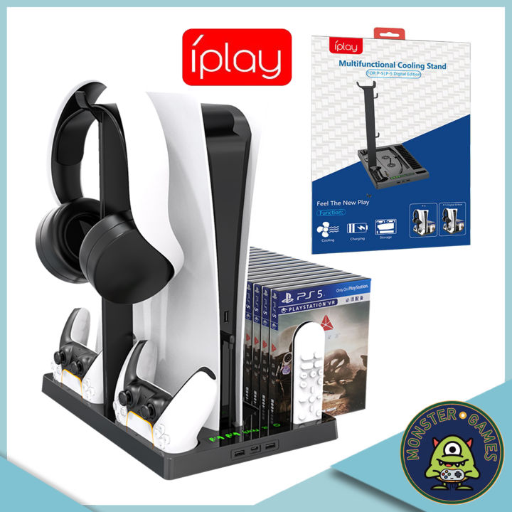iPlay Multifunctional Cooling Stand for PS5 Console (แท่นวางเครื่อง Ps5 ...
