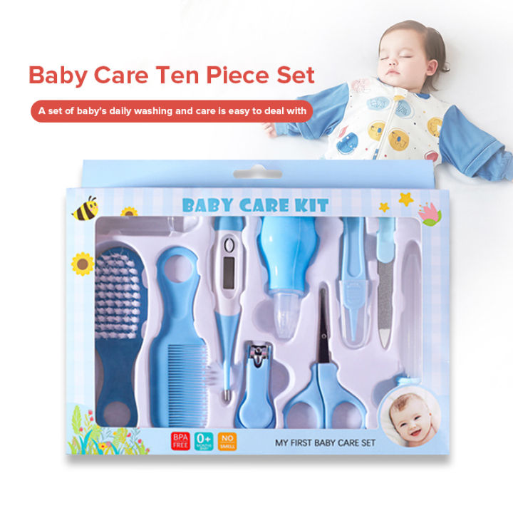 Baby care set 10 in 1 Newborn Baby Kit Health-Care Grooming Set ...