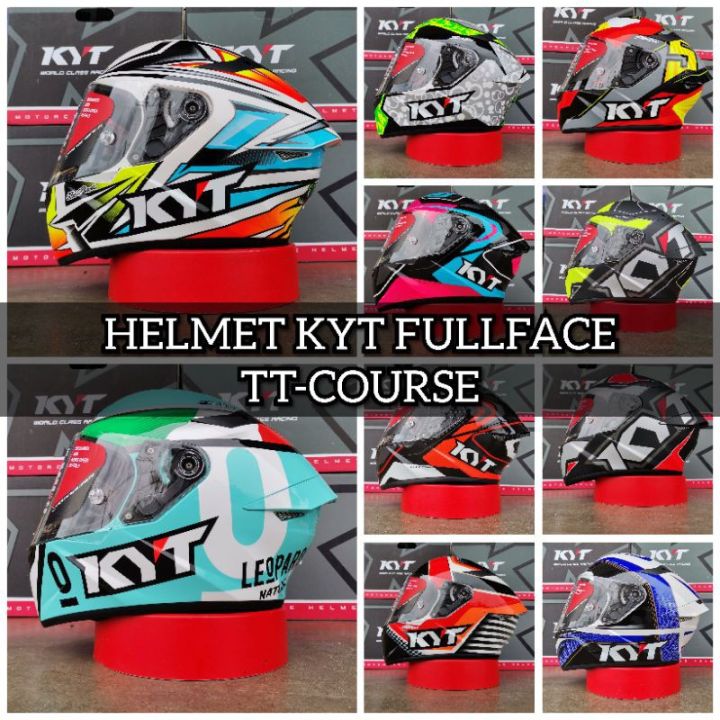 HELMET KYT FULLFACE TT COURSE GRAND PRIX TONY ARBOLINO FLUX DALAPORTA ...