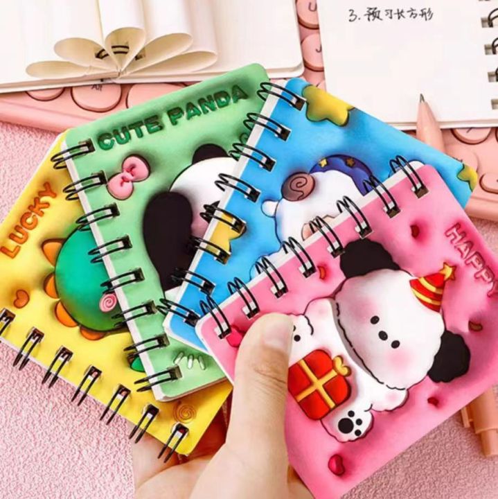 Cartoon Expansion 3d Coil Book Student a7 Portable Mini Notepad Cute ...