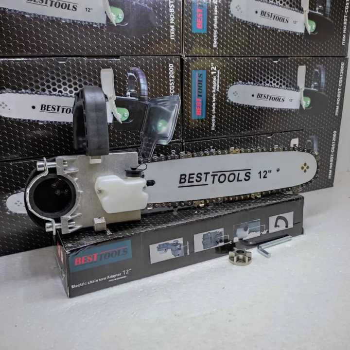 JLD ADAPTOR MINI CHAIN SAW 12 INCH GERINDA CHAINSAW | Lazada Indonesia