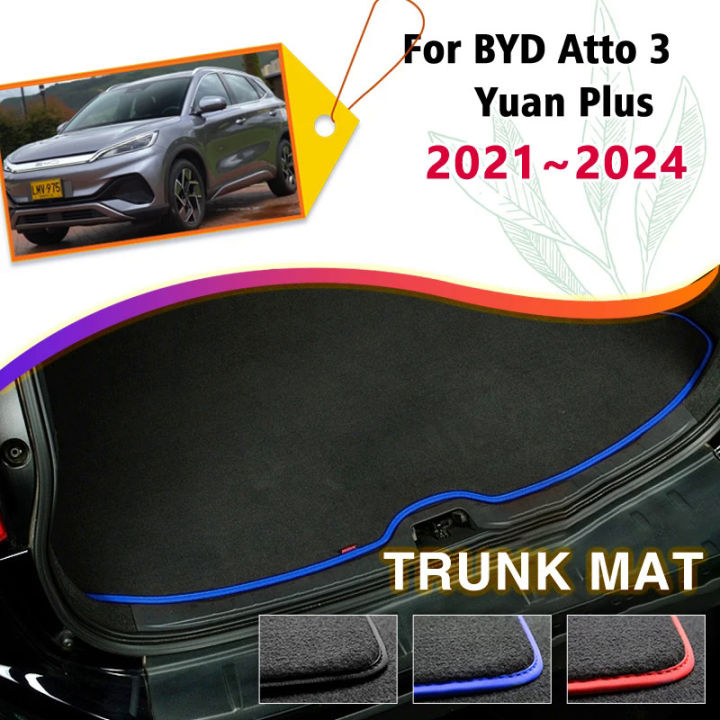 Car Trunk Mat For BYD Atto 3 Yuan Plus 2021 2022 2023 2024 Boot Cargo ...
