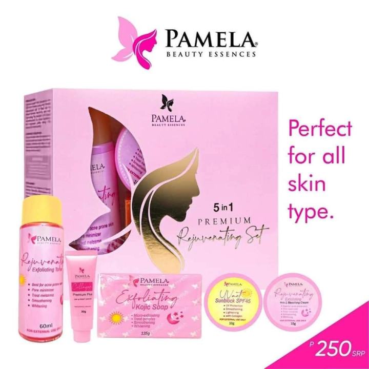 Pamela 5in1 Premium Rejuvenating Set By: Pamela Beauty Essences | Lazada PH