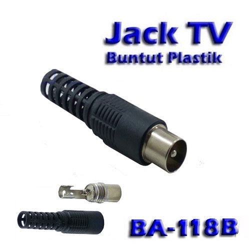 Jack Antena TV Male Plastik - Jack Antenna Cowok | Lazada Indonesia