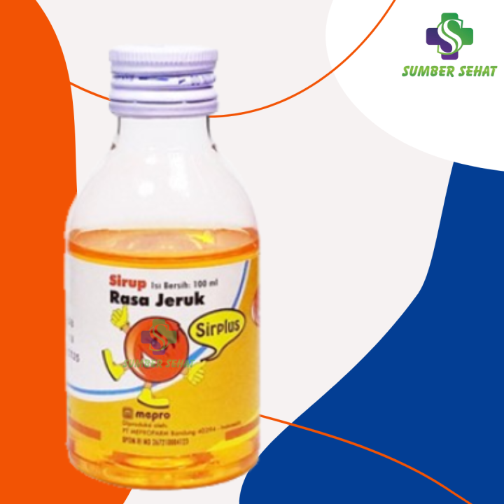 SIRPLUS SIRUP RASA JERUK 100 ML | Lazada Indonesia