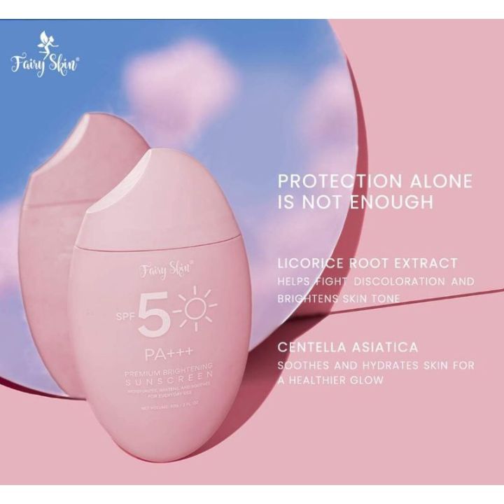 COD Fairy Skin Premium Brightening Sunscreen spf 50 or Tinted | Lazada PH