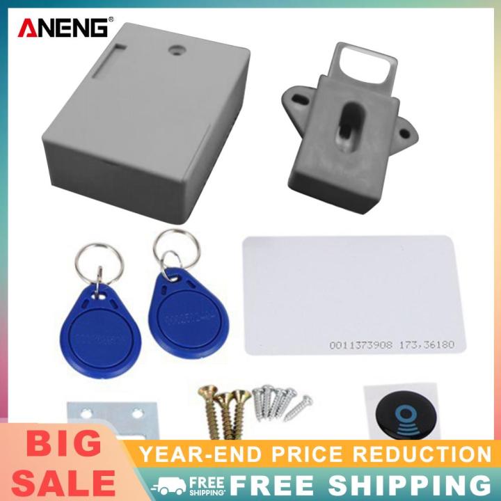T3 Cabinet Smart Locks Invisible Sensor RFID IC Card Shoe Drawer Door ...