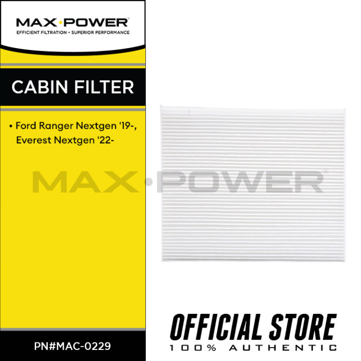 Roadfit MAX Power Cabin Air Filter For Ford Ranger NextGen 2019 ...