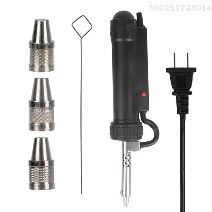 Electric Solder Sucker, Automatic Desoldering Pump with 3 Soldering ...