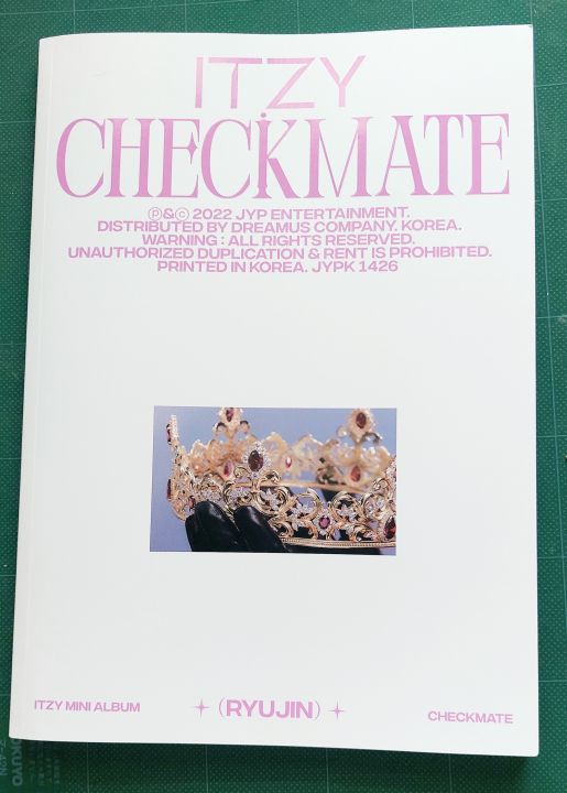 อัลบั้ม เปล่า ITZY - CHECKMATE Album ปก รยูจิน ของแท้ พร้อมส่ง แกะแล้ว ...