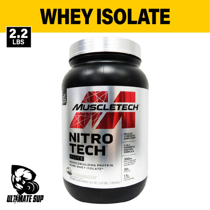 MuscleTech Nitro Tech Elite | 100% Ultra Pure Whey Protein Isolate ...