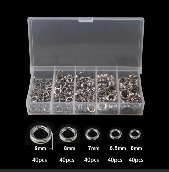 Split Ring Model Pipih Kuat Murah Harga Ecer Ukuran Komplit | Lazada ...