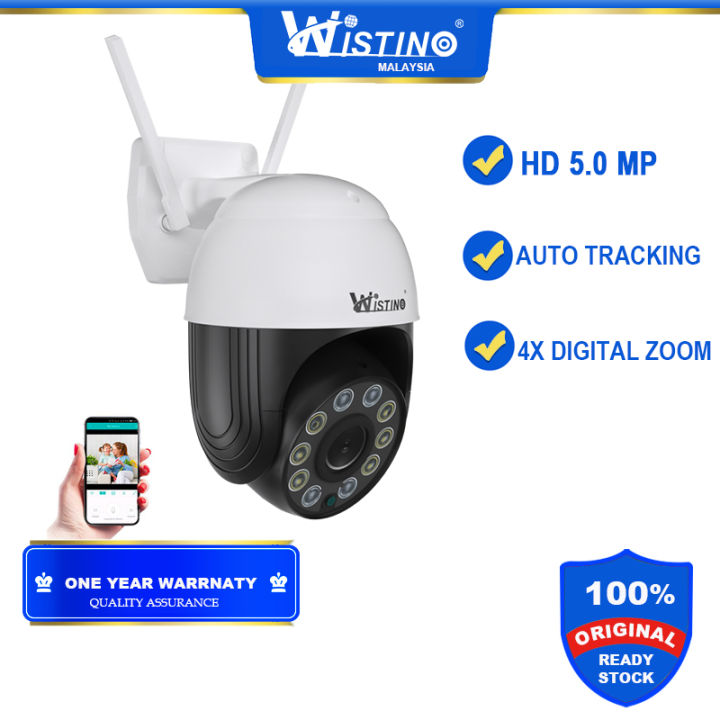Wistino CCTV Camera 2MP Outdoor WiFi IP Camera Wireless 8 LED Light IR Audio Video IP65 ...