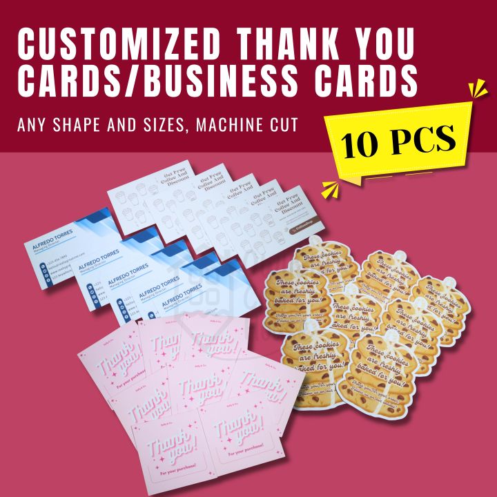10 PCS Thank You Card for Business, Calling Cards, Business Cards ...