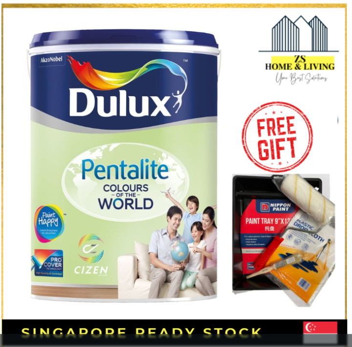 Dulux Pentalite Interior Smooth Matt Finish 20l /5L / 1L Package ... Dulux Pentalite Interior Smooth Matt Finish 20l /5L / 1L Package ...