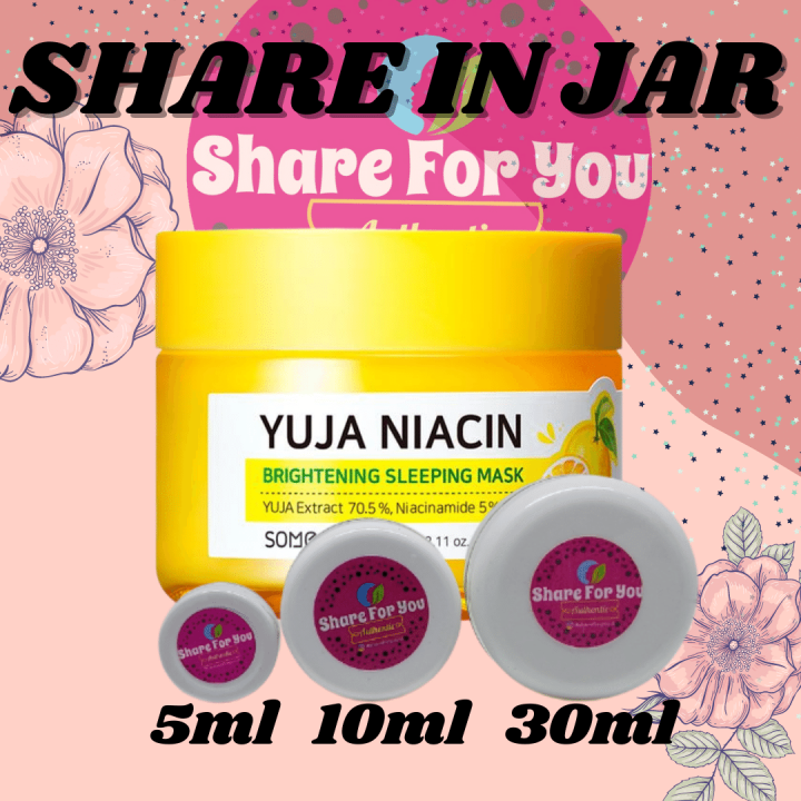 SOMEBYMI YUJA NIACIN BRIGHTENING SLEEPING MASK SHARE IN JAR 3 5 10 20 ...