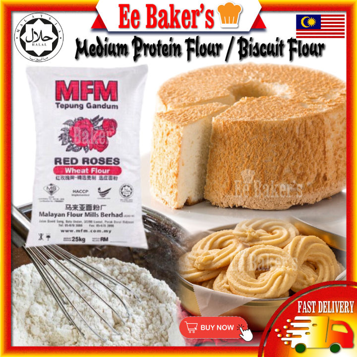 Medium Protein Flour Cookies Flour Red Roses Flour Tepung Ros Biscuit ...