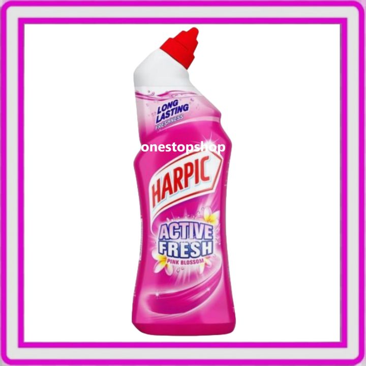 Harpic Active Fresh Pink Blossom Toilet Cleaner 750mL | Lazada PH