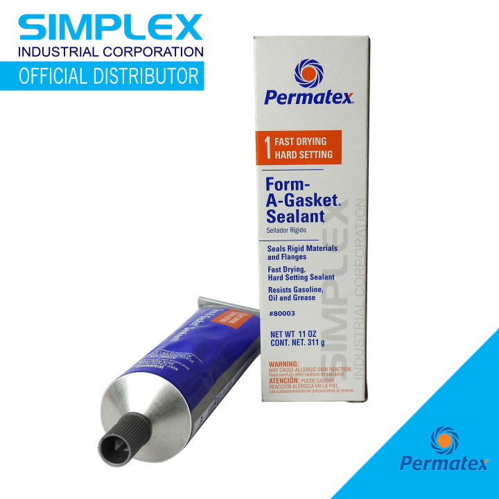 PERMATEX® FORM-A-GASKET® NO.1 SEALANT, 11 OZ | Lazada PH