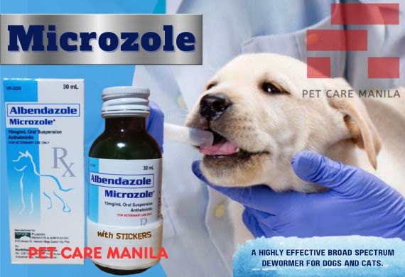 (Exp. 02/2025) MICROZOLE Dewormer, 30ml for Puppies / Dogs (with ...